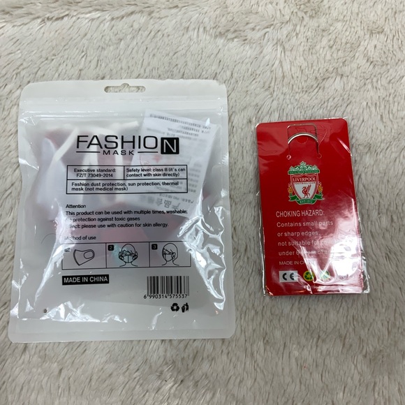 Liverpool | Accessories | Liverpool Face Mask And Keychain | Poshmark